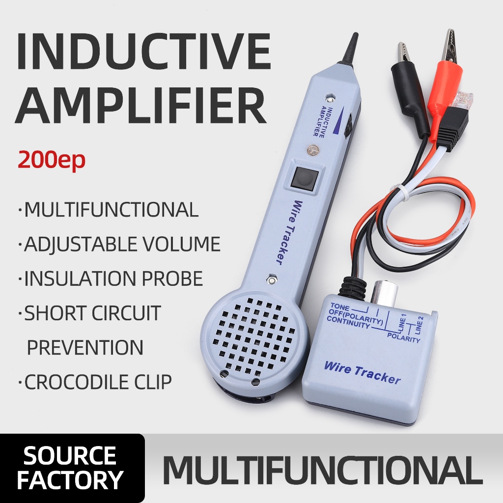 200EP Line Finder Tone Generator Kit Cable Tester Tracers High Accuracy ...