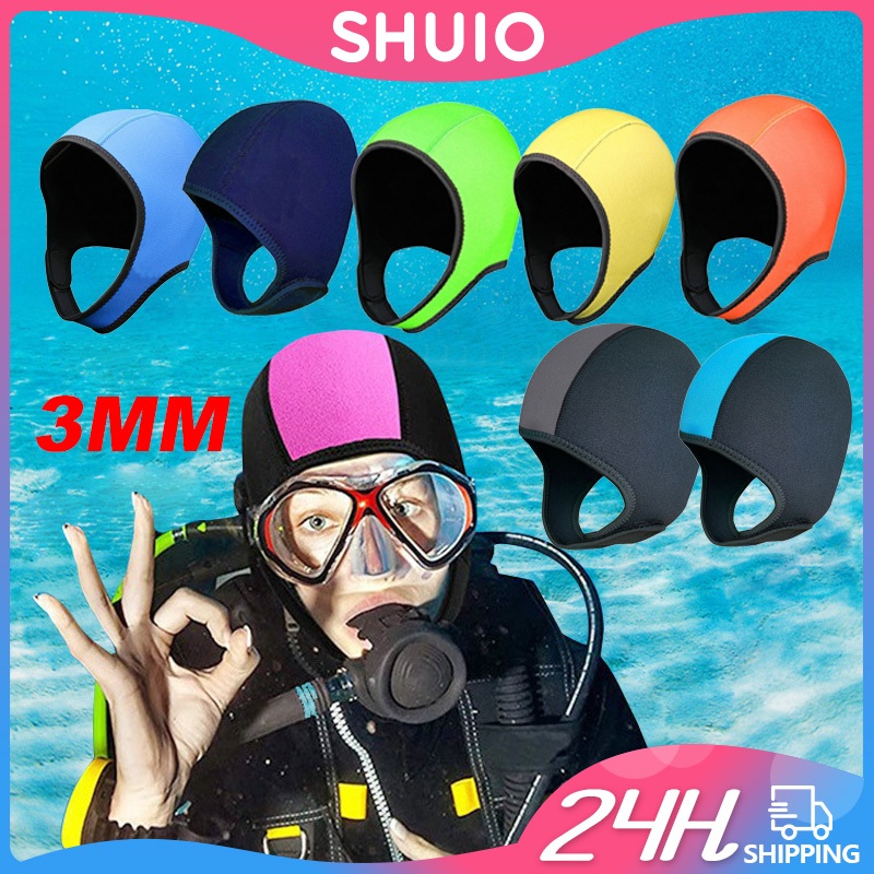 SHUIO Neoprene Wetsuit Hood Scuba Diving Hood for Men Women Youth Dive ...