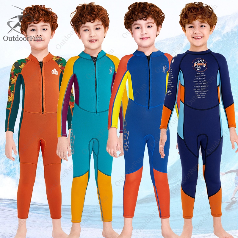 2.5MM Neoprene Wetsuit Thermal Keep Warm Diving Suit Snorkeling Surfing ...