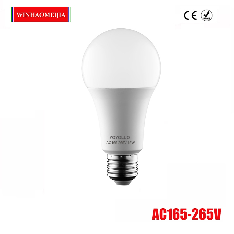 LED Bulb Lamps E27 AC220V 240V Light Bulb Real Power 21W 18W 15W 12W 9W 7W 6W 5W 3W Lampada ...