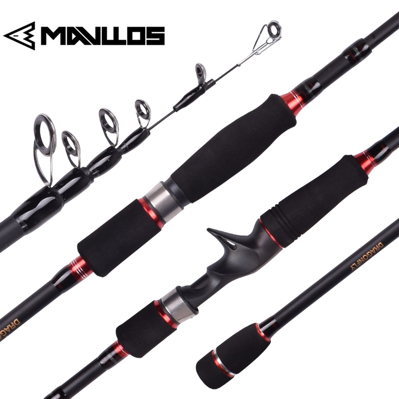 Mavllos Telescopic Fishing Rod 1.95M 2.4M 2.7M Lure Weight 4-21g Fast ...