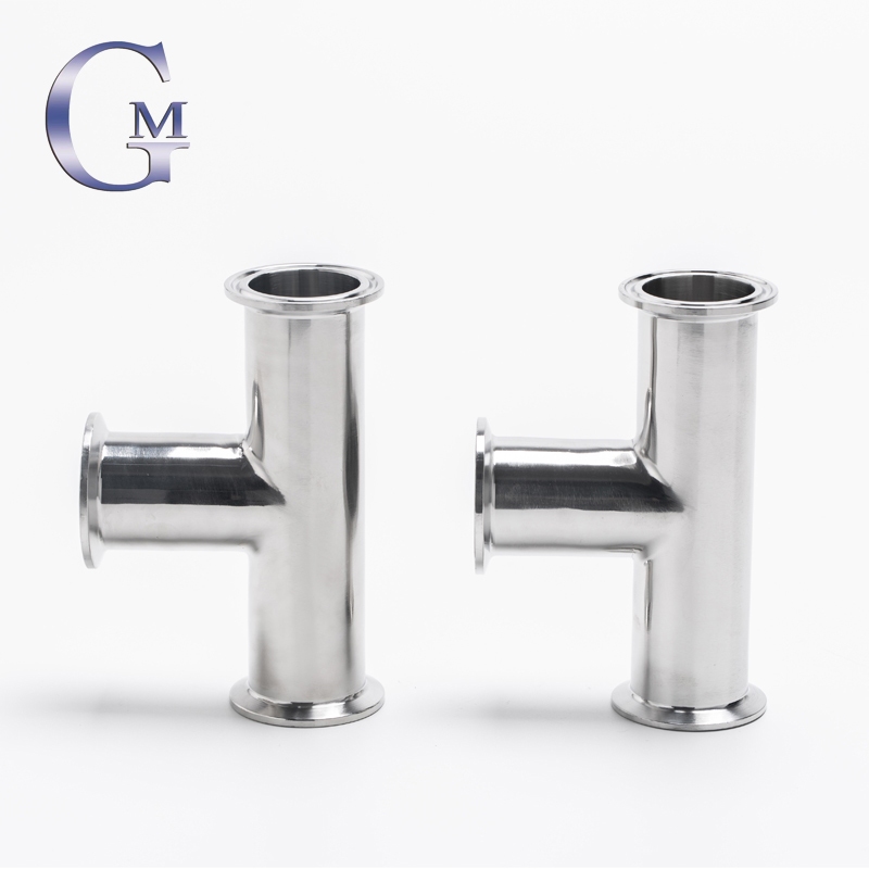 3/4" to 1-1/2" Sanitary Tri Clamp 3 Way Tee 304 Stainless Steel ...