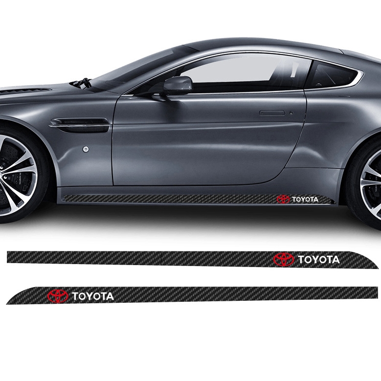 2 Pieces Car Stickers Body Door Side Stripes Decals Sticker Decal Badge ...