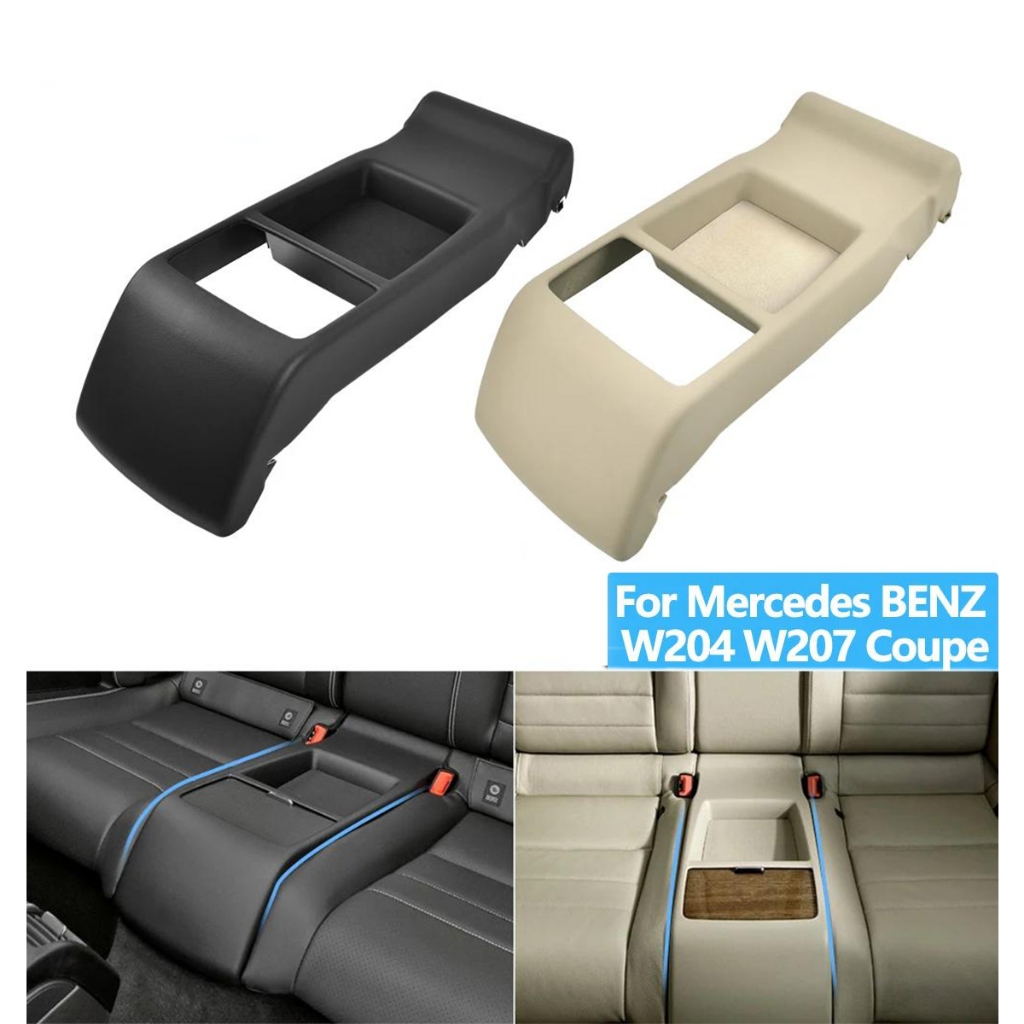 Car Rear Seat Center Console Armrest Cup Holder Cover Storage For ...
