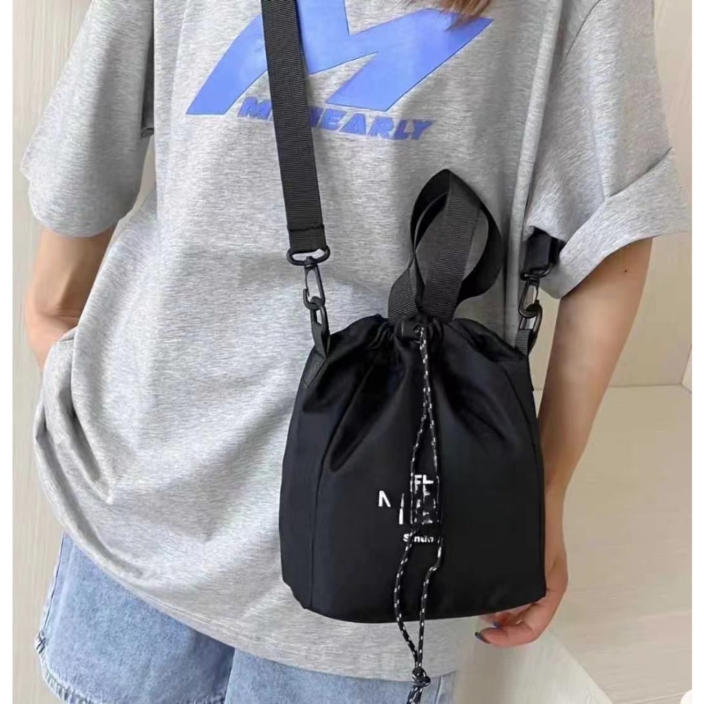 Korean Version Fashion Men Women Drawstring Bag New Street Wear ...