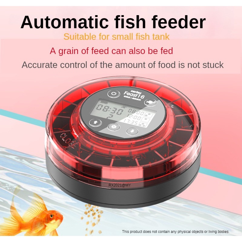 Automatic Feeder Fish Feeding Handy Tool Fish Tank Timing Automatic ...
