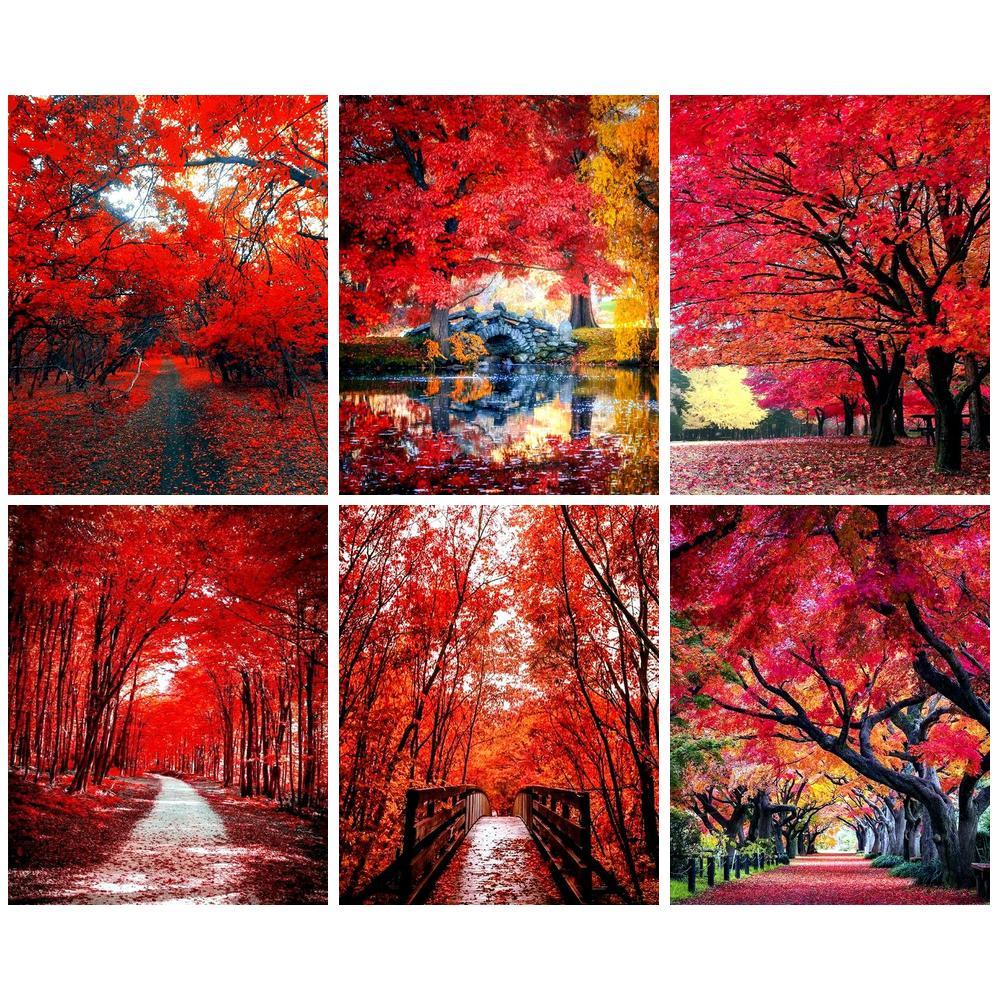 RUOPOTY Classic Painting By Numbers Kits Picture Paint Mangrove ...