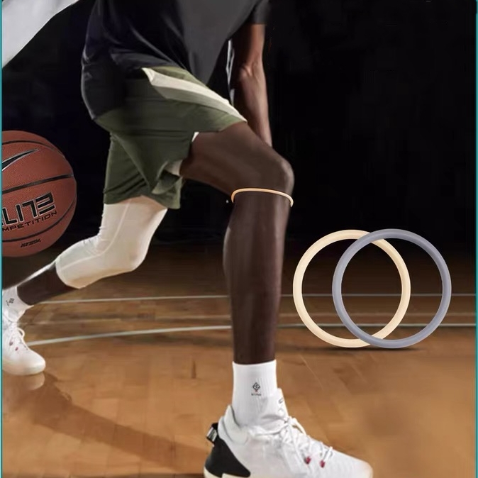 2Pcs Knee Force Belt Fine Patella With Basketball Knee Force Band High ...
