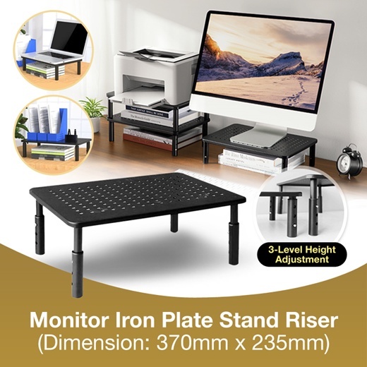 [ SG Stock] Monitor Stand 3 Height Adjustable Monitor Stand Ergonomic ...