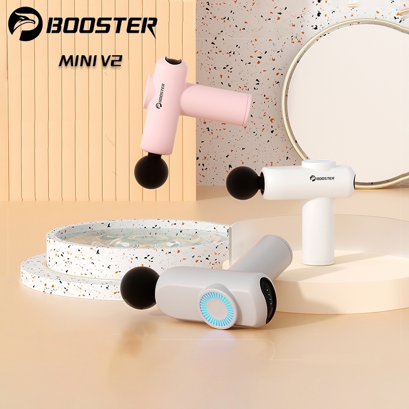 Booster Mini V2 Upgraded Massage Gun Deep Muscle Vibration Portable ...