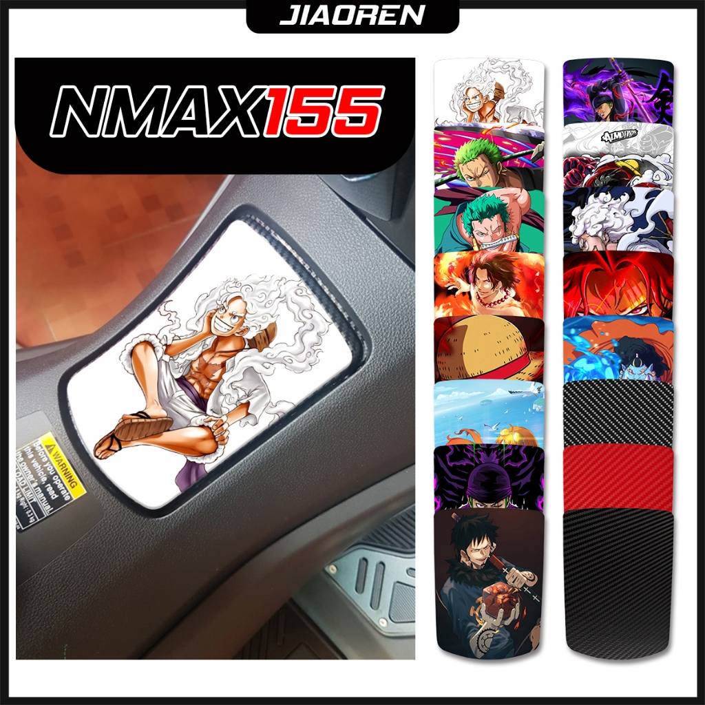 yamaha nmax 155 tank cover one piece sticker decals nmax v2 luffy zorro ...