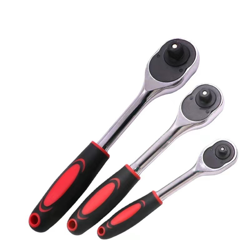 (Ready Stock)Multi-funtion DIY Hand Tool Ratchet Handle Wrench 1/4 3/8 ...