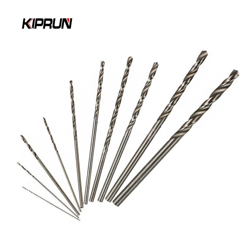 KIPRUN 10Pcs Drill Bit Set High Speed White Steel Twist Drill HSS Bit ...