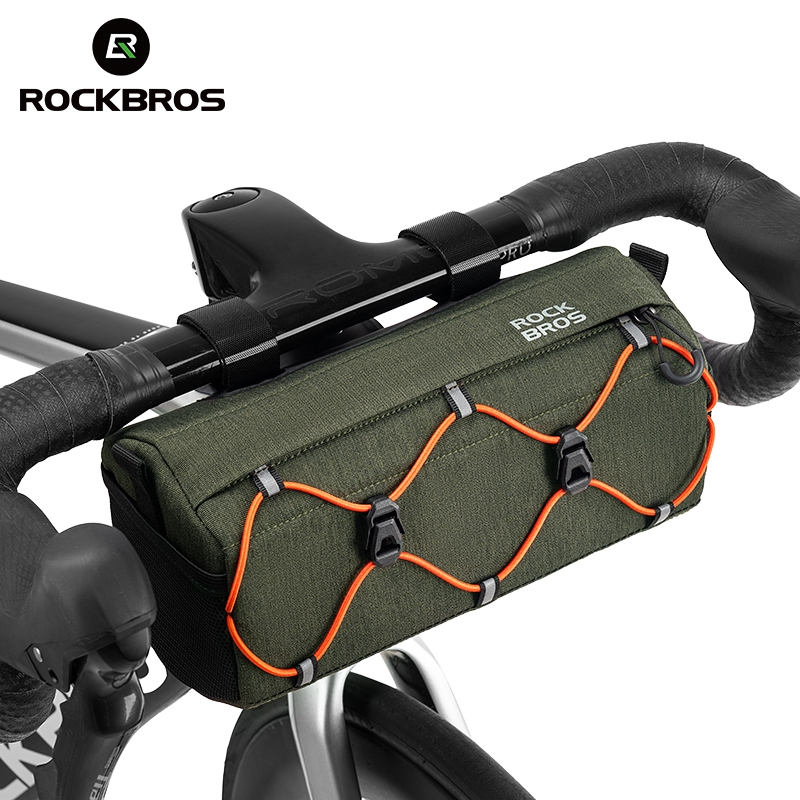 ROCKBROS Bicycle Front Bag Bike Handlebar Bag 2.2L Large Capacity ...