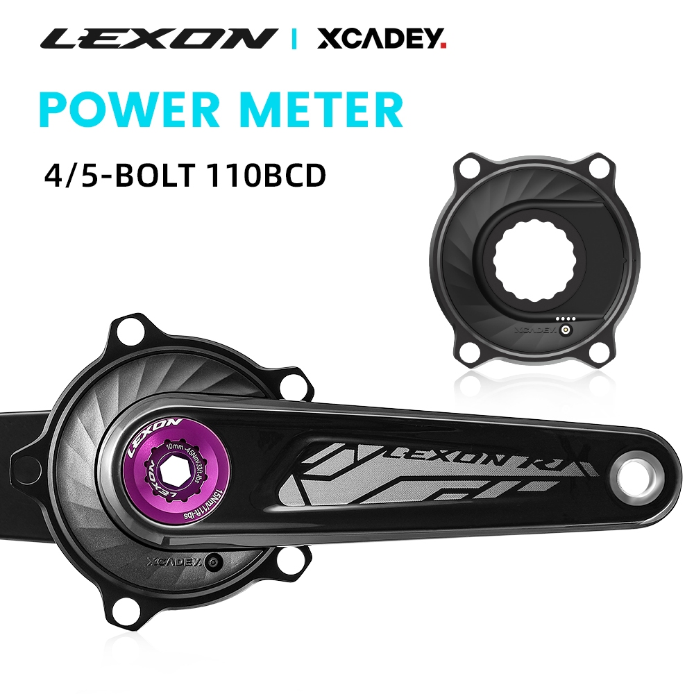 LEXON XCADEY Power Meter Base Road Carbon Cranksets 375g 29mm Spindle ...