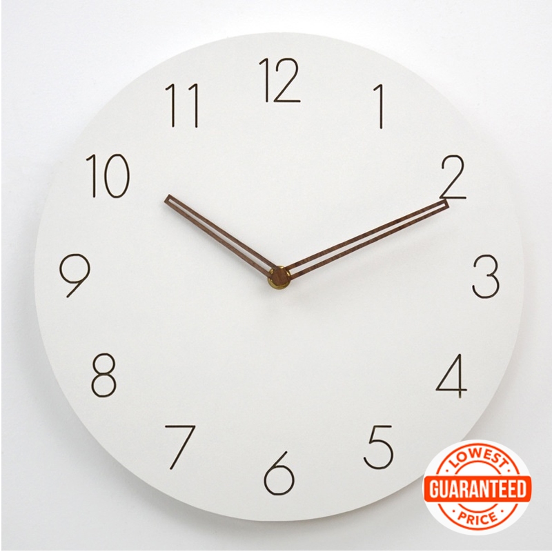 [20cm Wall Clock] Diameter 20cm 30cm Nordic Modern Simple Wall Clock ...