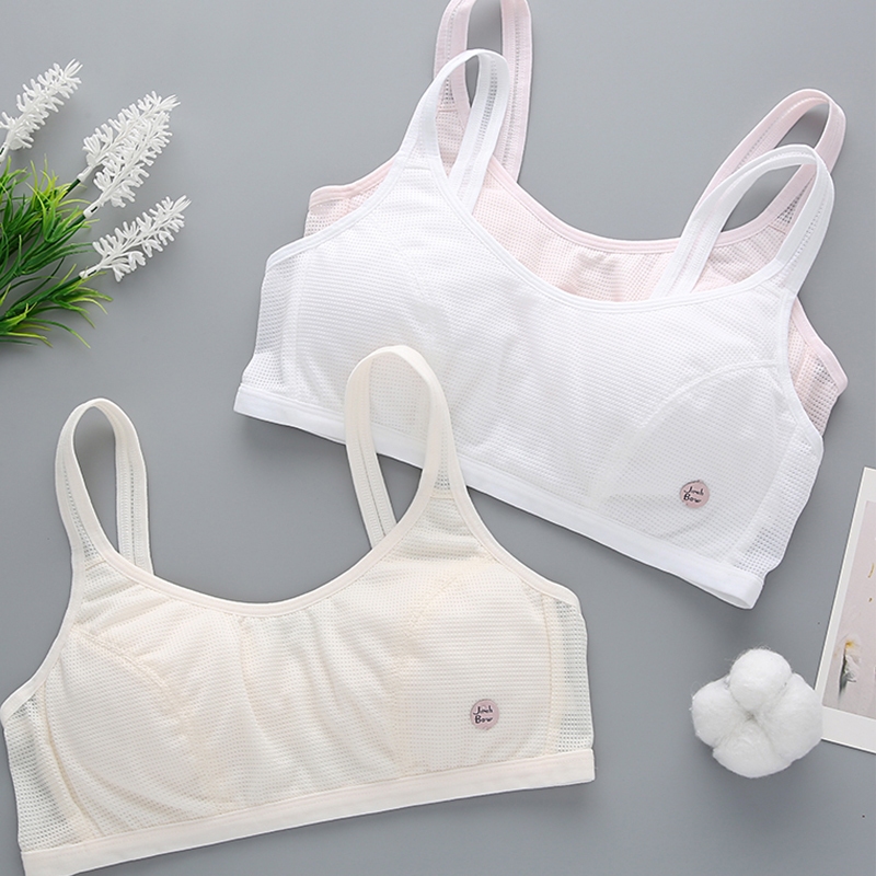 girl lingerie development kids bra junior cotton wide shoulder vest ...