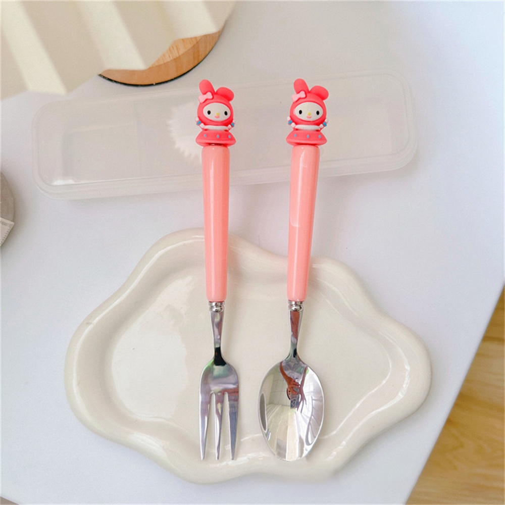 ⚡Eleagant Sanrio Cartoon Tableware Set Cute Kuromi My Melody Hello ...