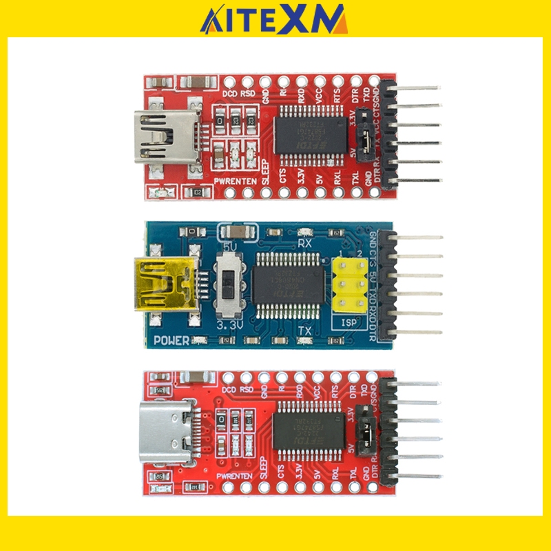 FT232RL FTDI USB 3.3V 5.5V to TTL Serial Adapter Module for Arduino ...
