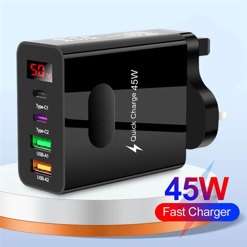 45W USB C Charger Phone Charger USB Tpye C Power Adapter PD Charger ...