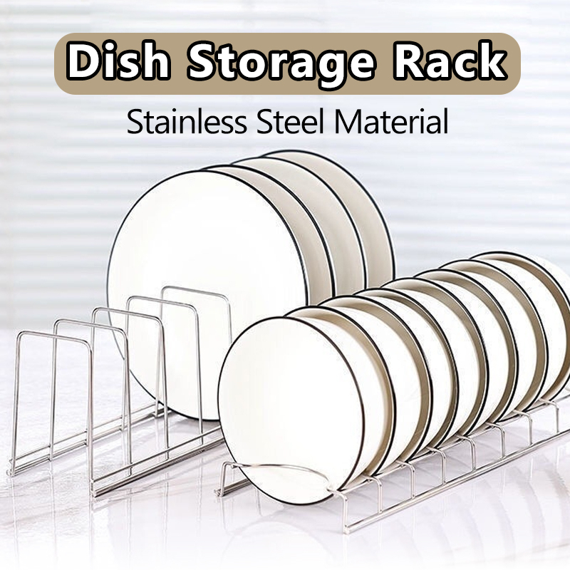 ⭐SG Local⭐ Kitchen Stainless Steel Bowl And Dish Drain Rack / Dish ...