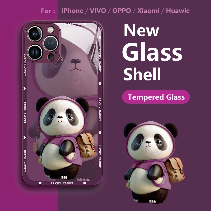 Cute Cartoon Panda Case for Samsung S24 Plus S23 Fe S22 Ultra Plus A54 ...