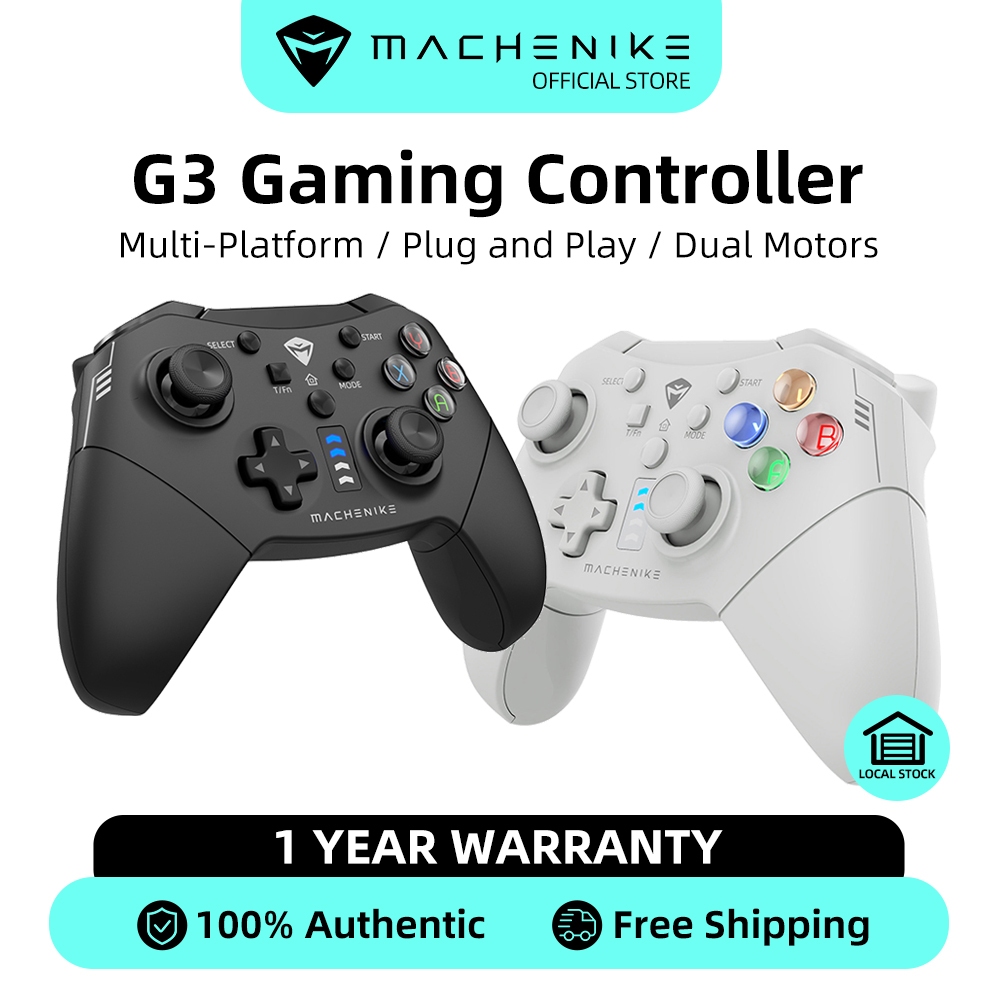 Machenike G3 gaming controller gamepad backlit buttons plug and play ...