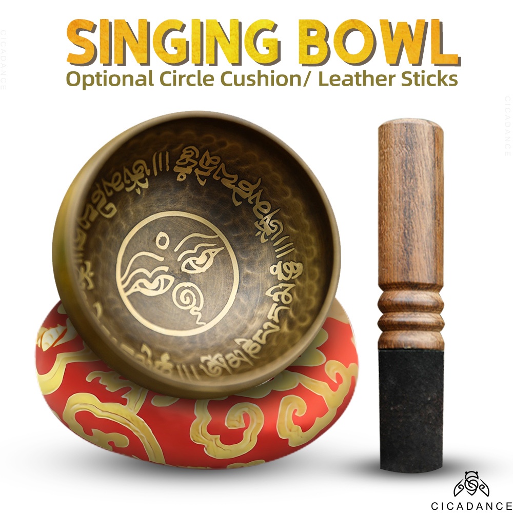 Nepal Singing Bowl 9cm Handmade Bowl Tibetan Buddha Sound Bowl For Yoga ...