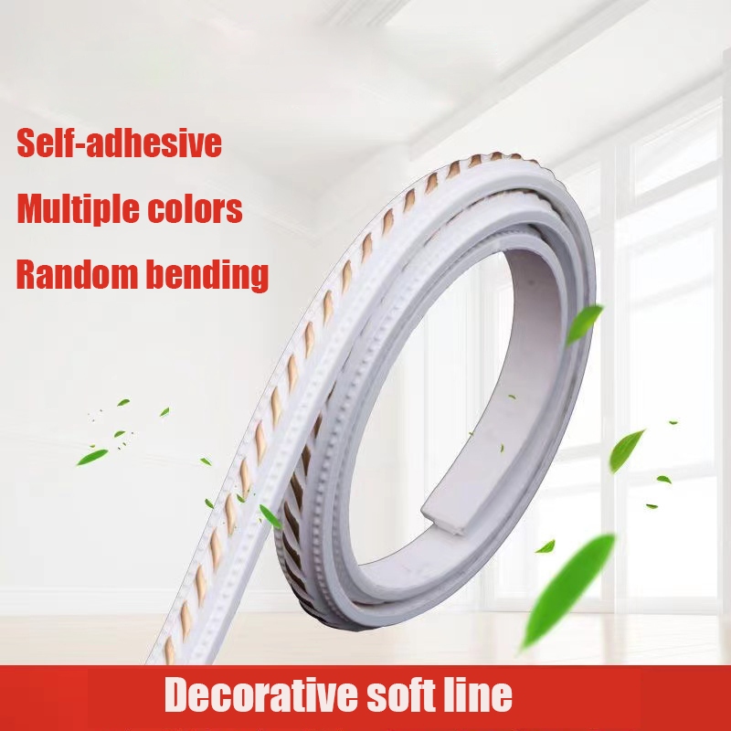 Mirror Picture Frame Edging Line PVC Flexible Ribbon Rope Self-adhesive ...