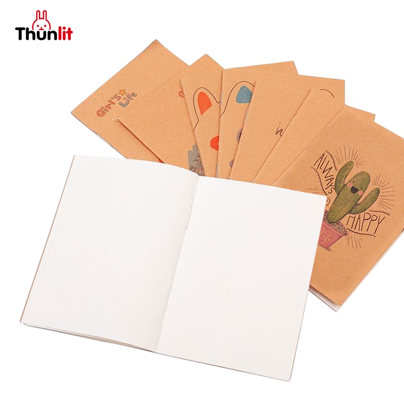 Thunlit Small Pocket Notepad Blank Unlined Bulk Wholesale Retro Cute ...