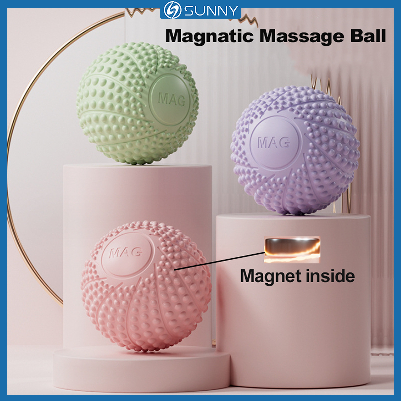 SunnyFit Massage Ball TPE Magnatic Hard Ball Muscle Pain Relief For ...
