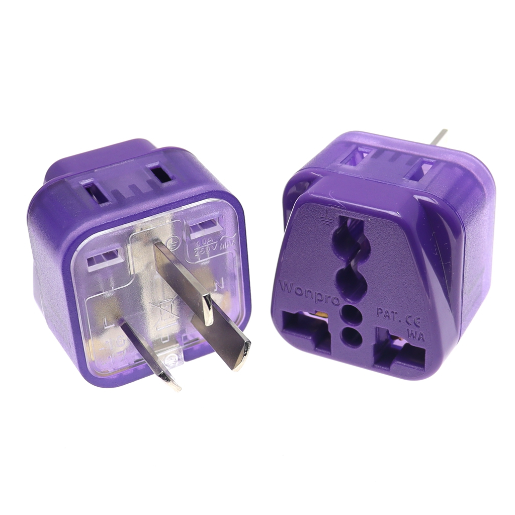 Australia New Zealand China Travel Adapter 2 IN 1 Electrical Plug Multi ...