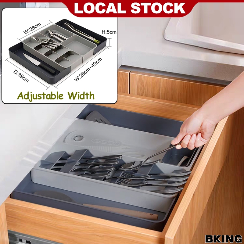 Microwave Rack Adjustable Oven Rack Shelf Kitchen Countertop Organiser ...