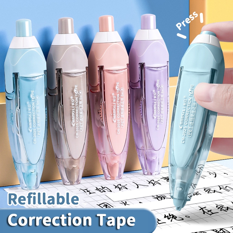 Cute Cartoon Rectractable Click Correction Tape 5mm*6m Correction Tape ...