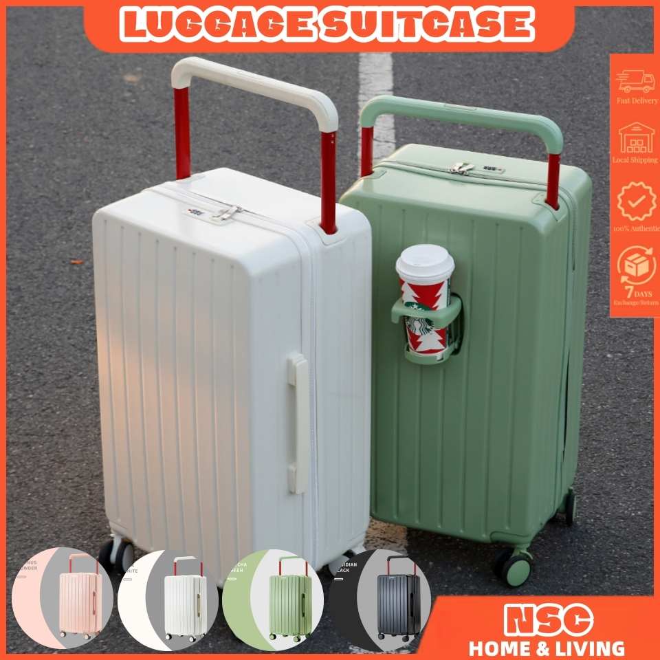 Luggage Wide Body Trolley large capacity Case Universal Wheel Password ...