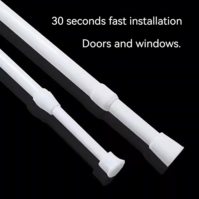 Super Durable Iron Telescopic Rod Rubber Anti-Slip Perforation-Free ...