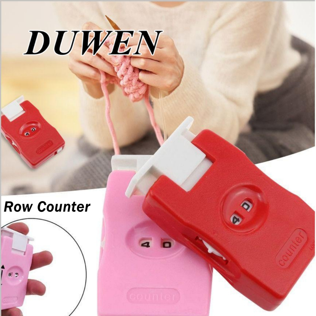 DUWEN Knitting Row Counter Finger Mini Counter DIY Crafts Plastic ...