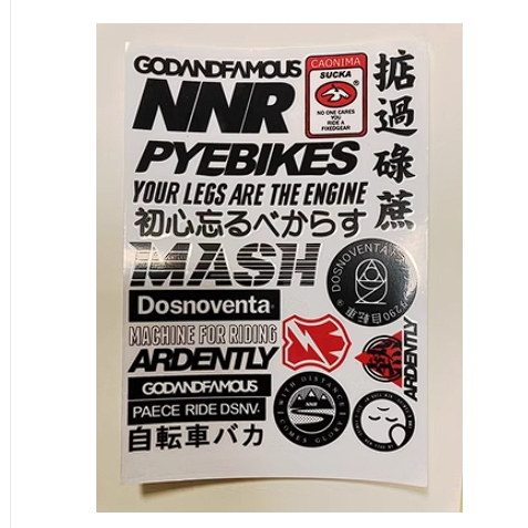 Sticker~dead Speed Frame Bicycle Sticker cadence NNR MASH GODANDFAMOUS ...
