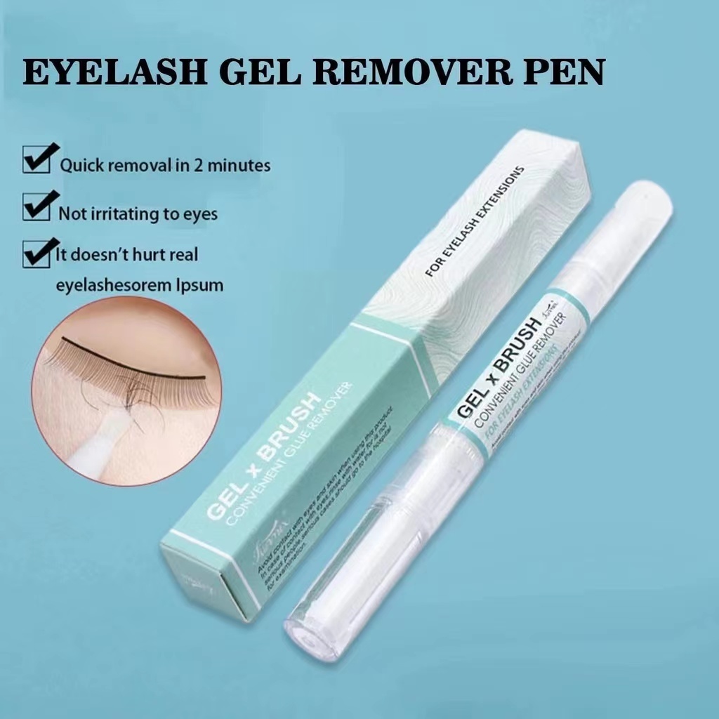 FUNMIX Fake Eyelash Glue Remover Pen 5g Non-irrtating Faster Gel Remover Pen Brush Prevent ...