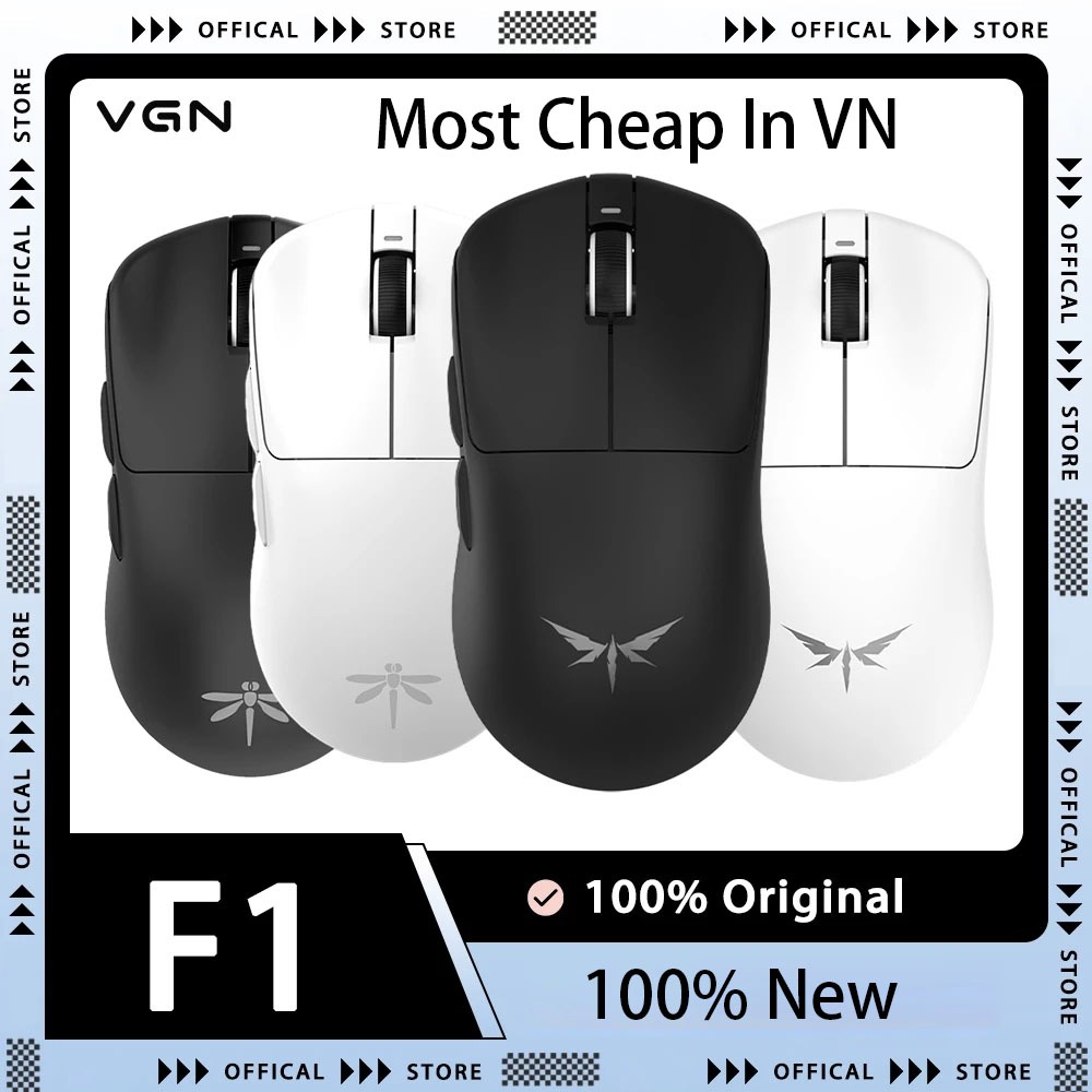 VGN Dragonfly F1 Pro Max F1 Moba Wireless Bluetooth Mice Dual Mode ...