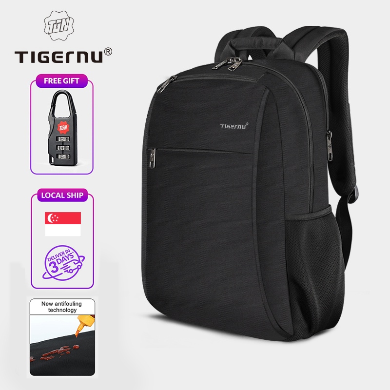Tigernu 3221A Antifouling Laptop Backpack with USB Port(15-17 ...