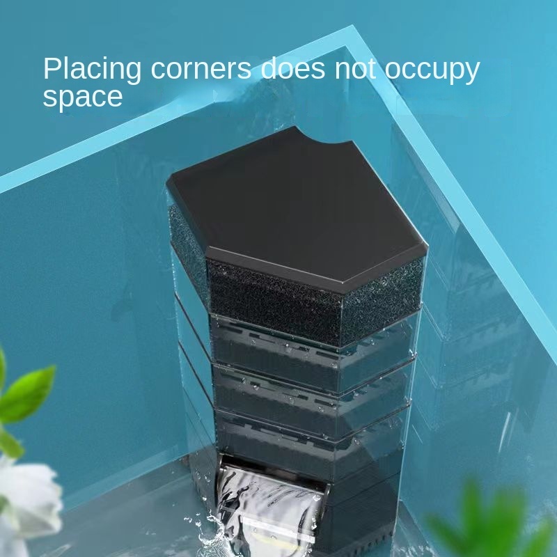 Turtle Tank Filter Low Water Level Waterfall Type Dung Suction ...