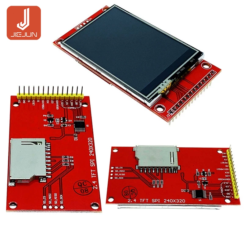 2.4 inch 4-wire SPI serial port TFT LCD module ILI9341 drive LCD touch screen 240320 | Shopee ...