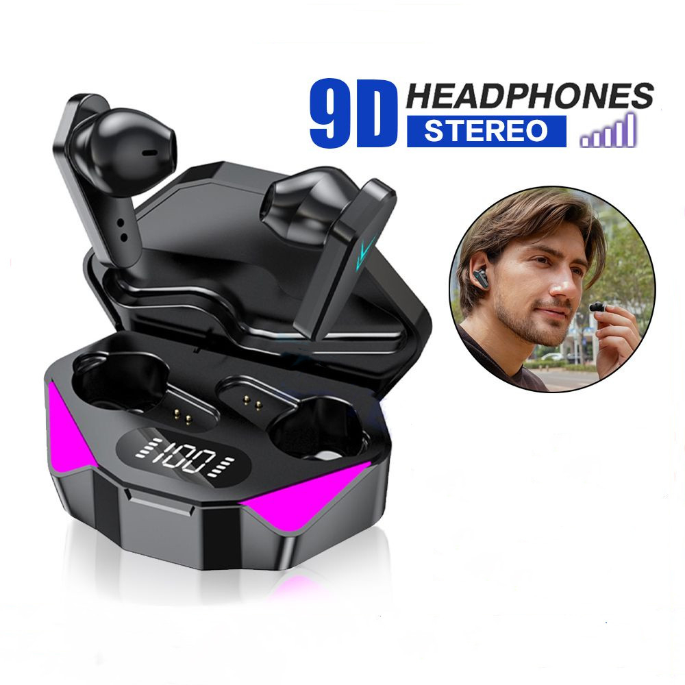 TZUZL X15 TWS Gaming Earbuds Bluetooth 5.2 Low Latency TWS Bluetooth ...