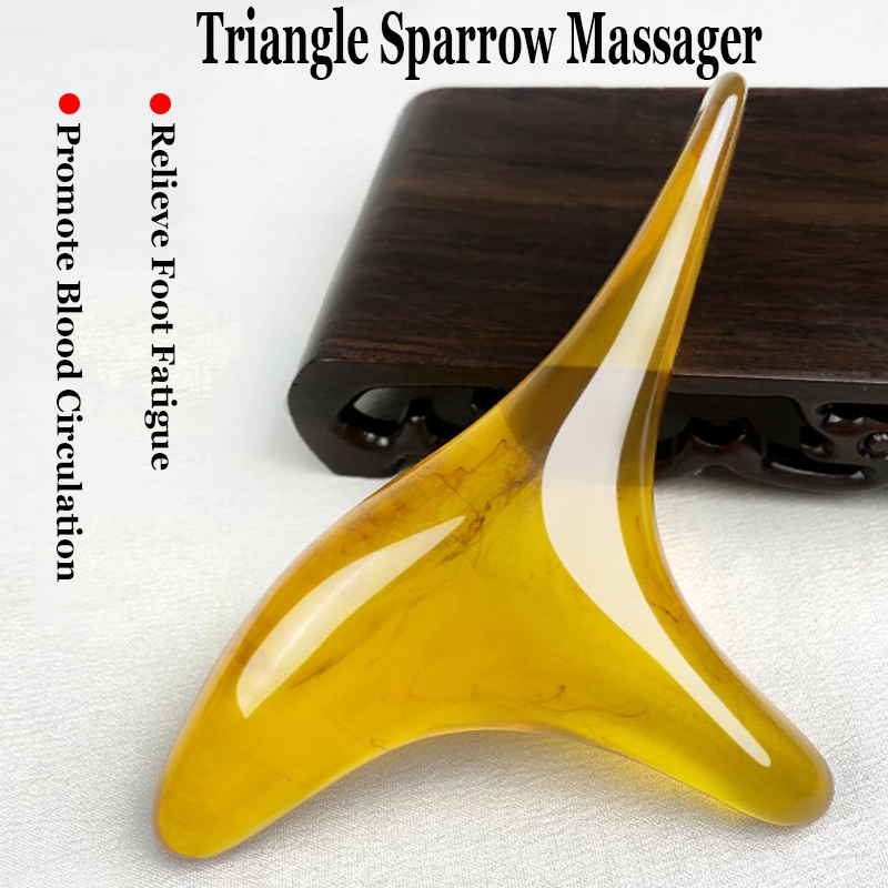 Triangular Sparrow Scraping Massage For Soles Gua Sha Tool Foot Therapy ...