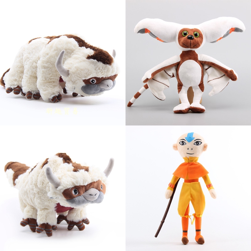 28-50cm American Cartoons Avatar：The Last Airbender Aang Appa Momo ...