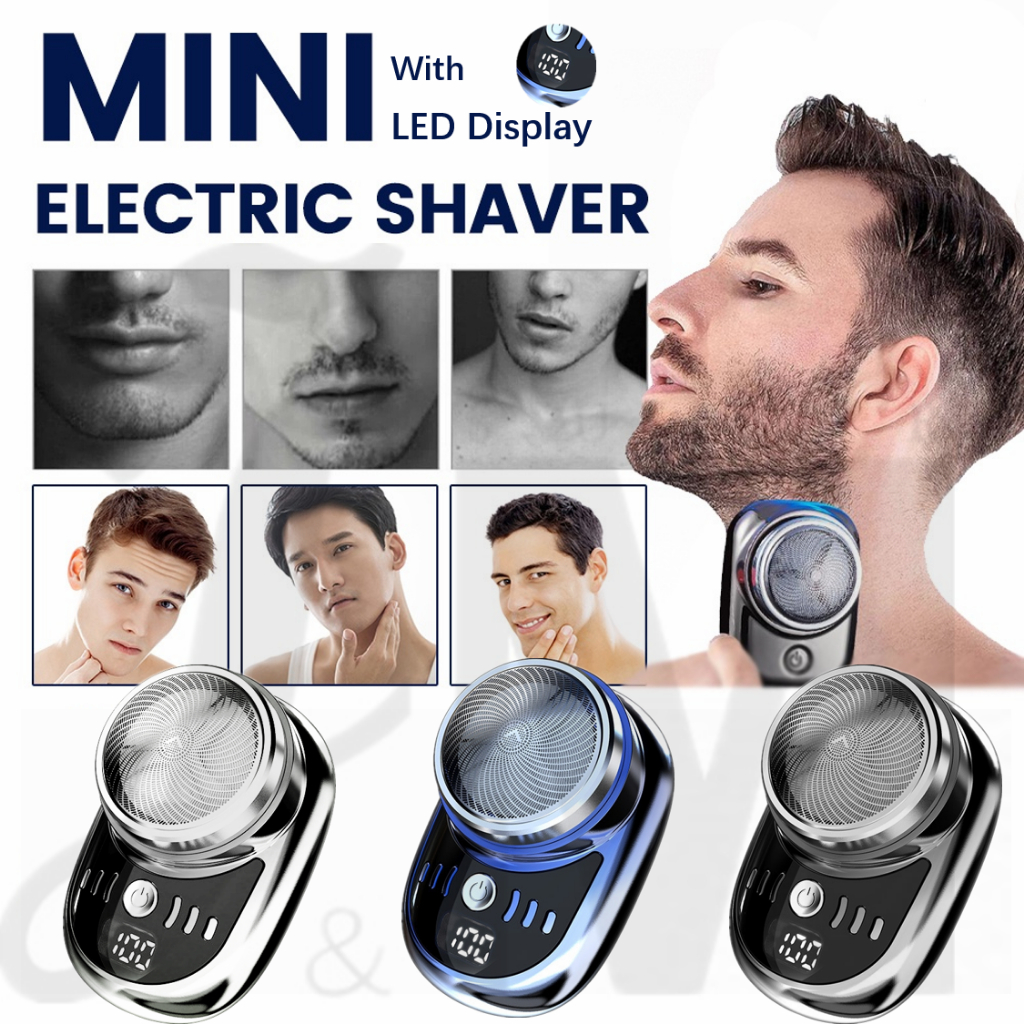 Mini Shaver Electric Portable Mini Heard Trimmer Beard Pocket Size ...