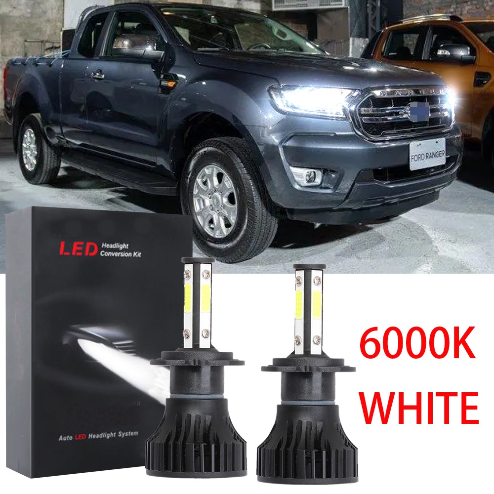 FOR Ford Ranger 2019 2020 2021 2PC CLY LHL LED Headlights Combo Bulbs ...