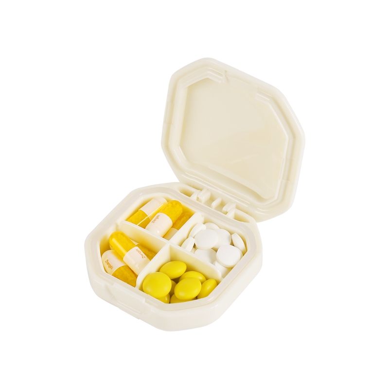 Travel Sealed Transparent Small Pill Box With Lid Nordic Style Portable ...