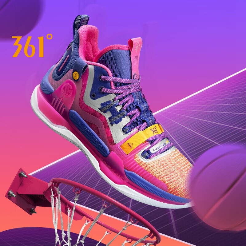 361 Degrees Aaron Gordon Ag1 Men Basketball Shoes Shock Absorption Wear ...